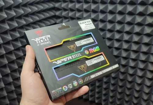 Навая DDR4 Viper Steel RGB 16Gb Гарантия 10 лет