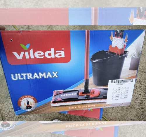 Набор ведро   швабра Vileda Ultramax новый