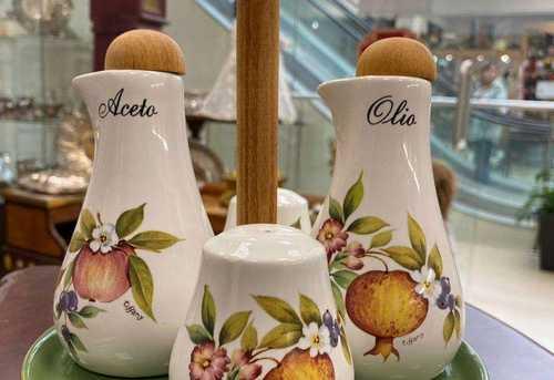 Винтажный набор для специй Tiffany, на подставке