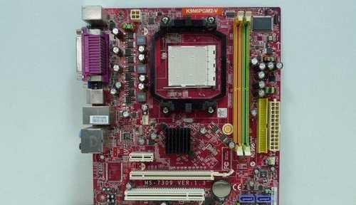 М плата AM2+ MSI k9n6pgm2-V2 (nvidia mcp61p)(DDR2)