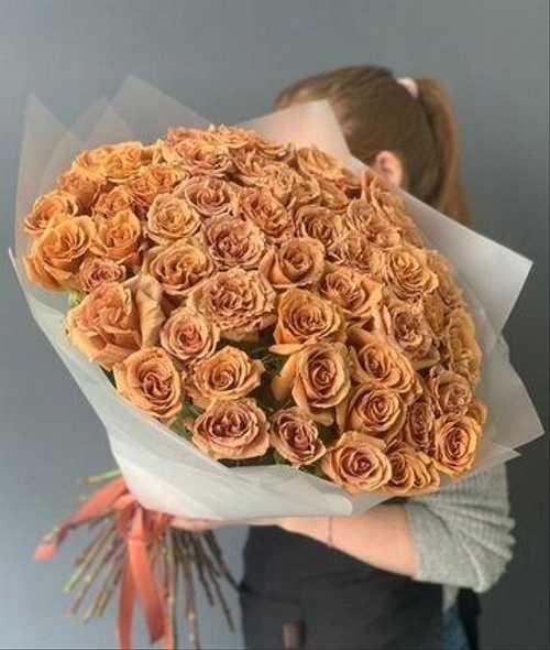 Цветы с доставкой Казань.Розы тоффи. Купить цветы
