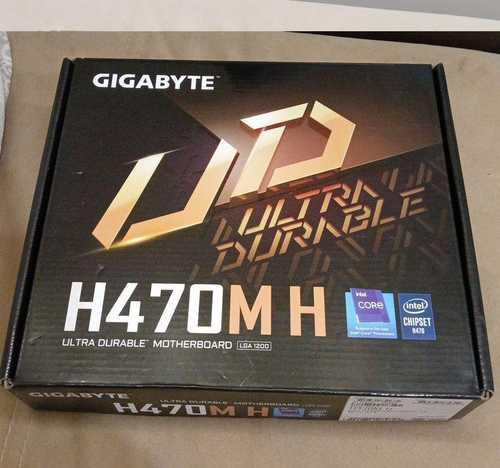 Материнская плата новая gigabyte h470m h lga 1200