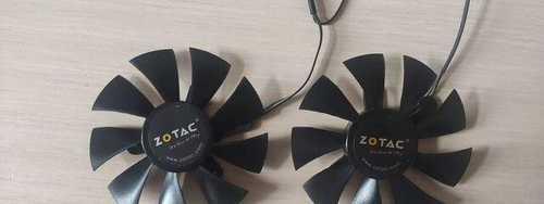 Вентиляторы для Zotac 1060 AMP, 1070 mini 85 мм