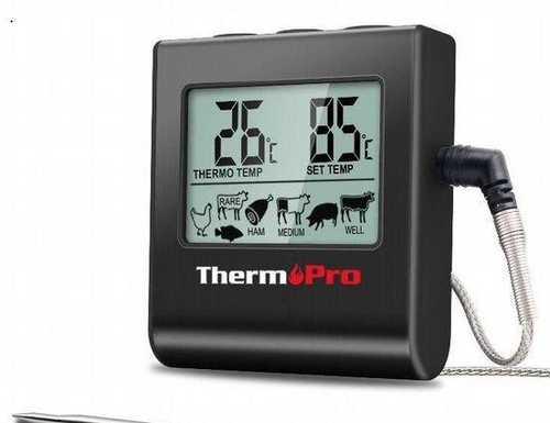 Термометр Therm Pro tp16 c щупом и таймером