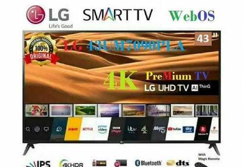 Smart TV - 4К. LG 43UM7090PLA. (2021г.) Ultra HD