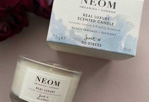 Neom real luxury candle ароматическая свеча