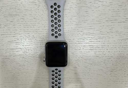 Часы apple watch 3 38 mm aluminum case nike