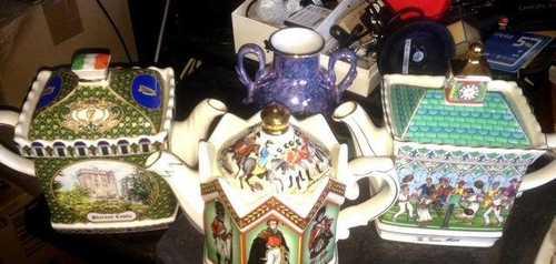 Англия, коллекционный фарфор, заварочный чайник