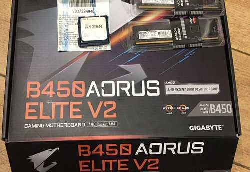 B450 aorus elite2,Raizen 5 5500