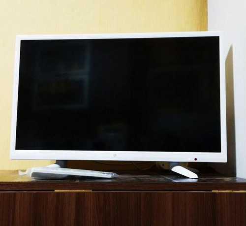 HI,24"(62 см),Smart TV(Android), Wi-Fi,белый