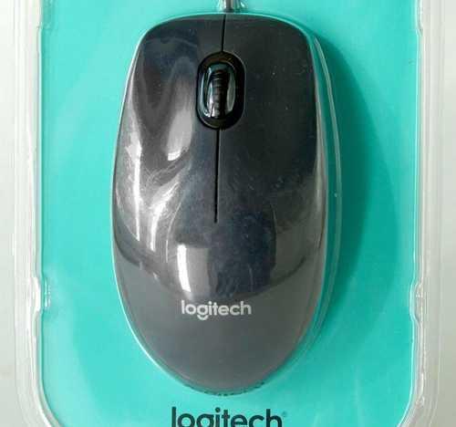 Мышь проводная Logitech M100, новая