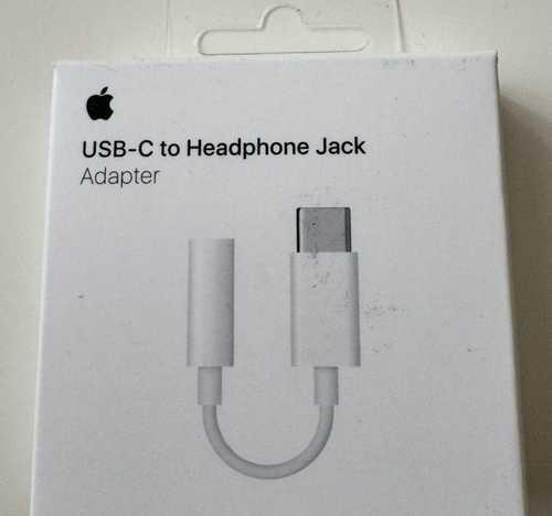 Кабель-переходник 3.5 Jack-USB-C Apple