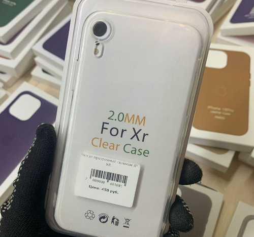 Чехол на iPhone XR Clear Case с защитой