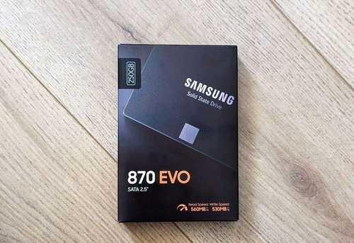 Ssd Samsung 870 EVO 250gb новый