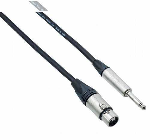 Кабель микрофонный Bespeco ncma600 (XLR-Jack 6.3) 6 m