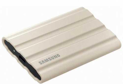 Внешний SSD Samsung T7 Shield 1Tb, бежевый (MU-PE1