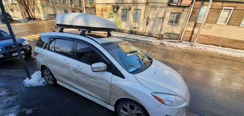 Автобокс на Mazda 5 Magnum 390л двусторонний