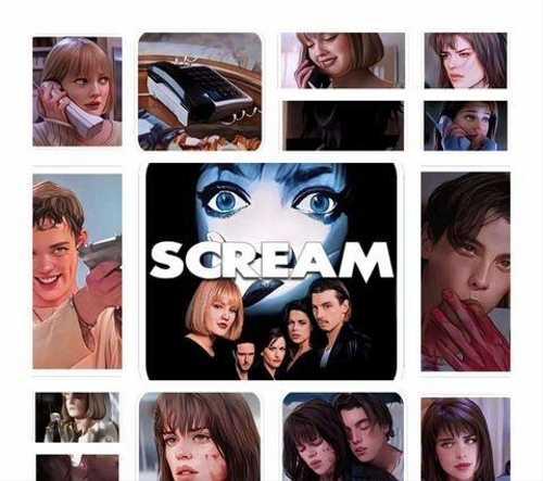 Крик 1996 Scream / стикеры для Телеграм