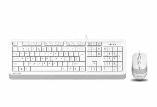 Клавиатура + мышь A4Tech Fstyler F1010, белый/серы