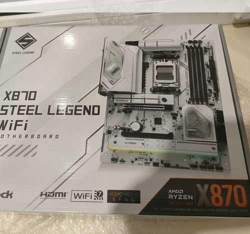 Материнская плата ASRock X870 Steel Legend WiFi