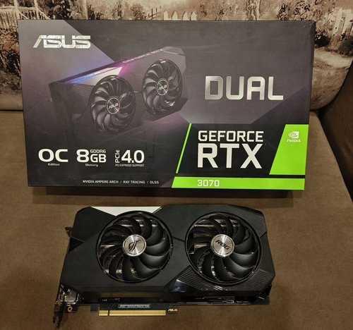 Видеокарта Asus GeForce RTX 3070 8gb