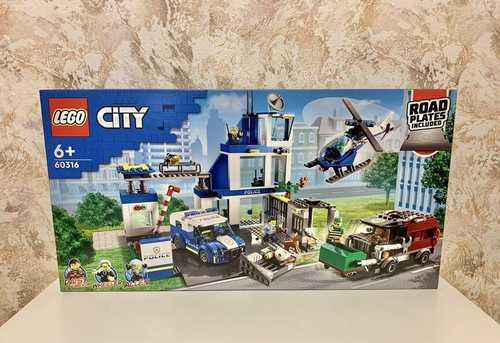 Lego City 60316 Полицейский участок Новый Оригинал