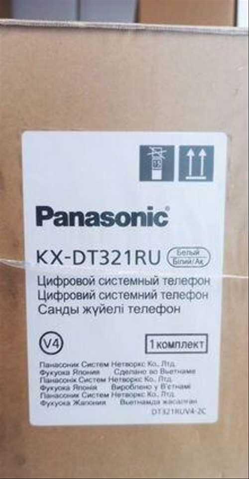 Новый VoIP-телефон Panasonic KX-dt321ru White