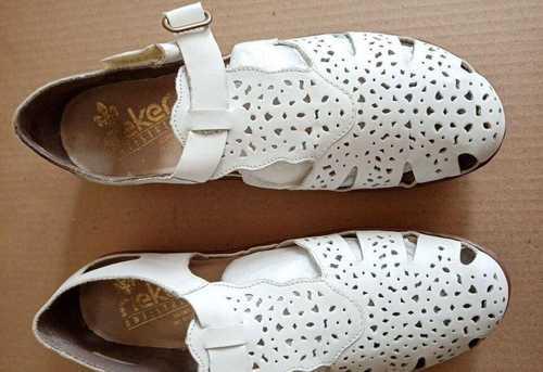 Босоножки сандалии белые женские Рикер Rieker 38