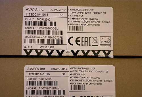 Стационарный IP-телефон Avaya J129