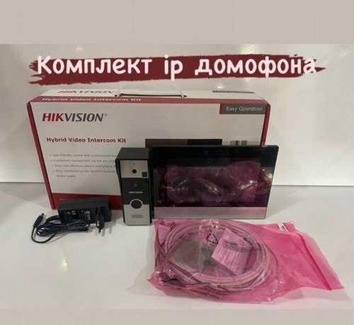 Комплект IP домофона HikVision DS-KIS302-P