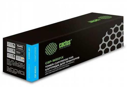 Картридж лазерный Cactus CSP-W2031X голубой (6000с