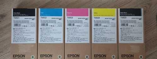 Картриджи оригинальные Epson T6921-6925 (Комплект)
