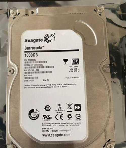 Жесткий диск Seagate Barracuda 1тб