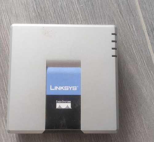 Адаптер для телефонии voip Linksys SPA2102