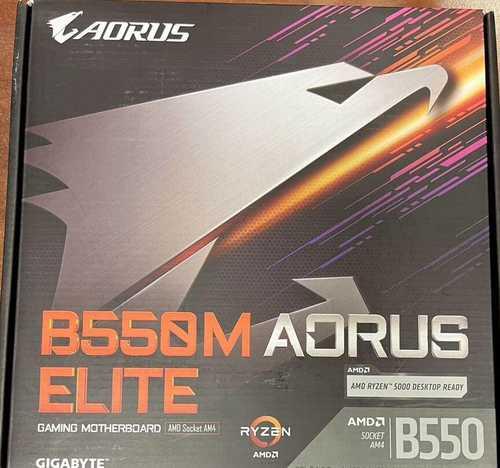 Материнская плата Gigabyte B550M Aorus Elite