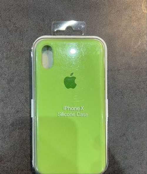 Чехол силиконовый Silicone Case для iPhone X