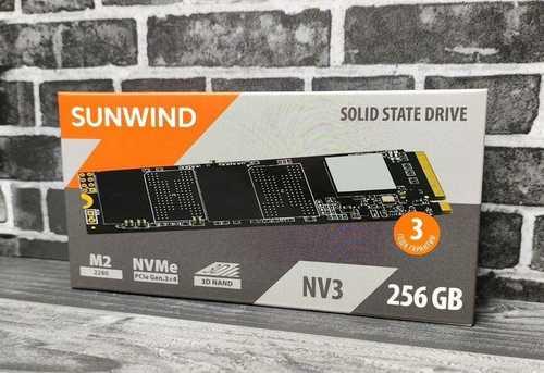 SSD M2 накопитель SunWind nv3 256Gb