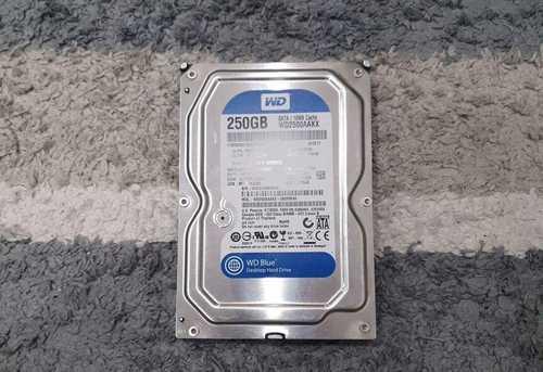Жесткий диск WD blue 250 gb