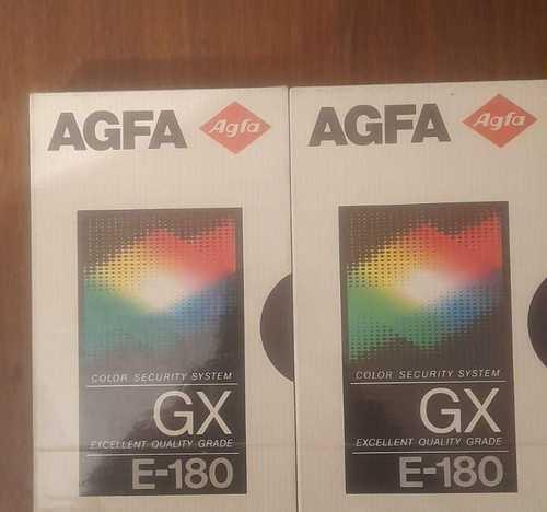 Видеокассета agfa VHS GX E-180