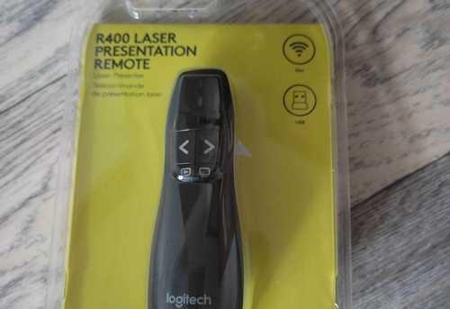 Презентер Logitech Presenter R400 черный