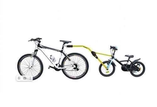 Прицепное устройство детского велосипеда желтый