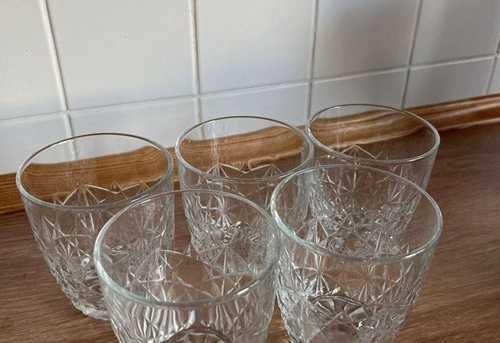 Набор бокалов для виски (стекло), 5 штук, 9 см
