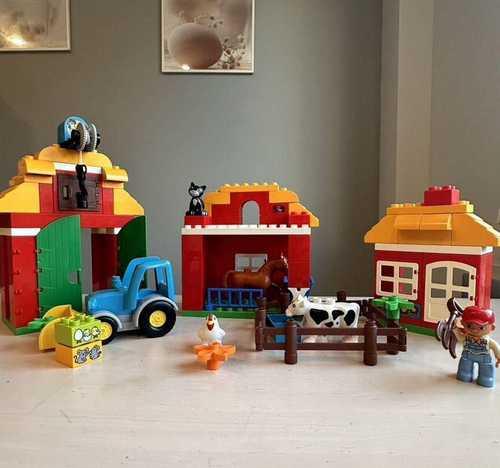 Lego duplo большая ферма 10525