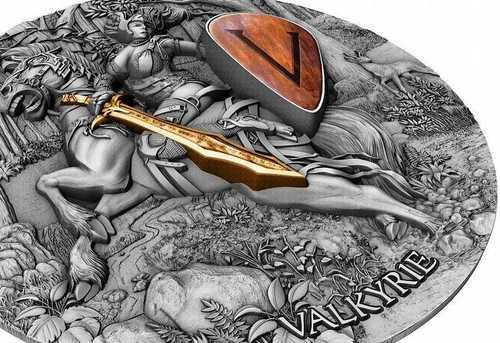 Серебряная монета 2020 Античная отделка Валькирия