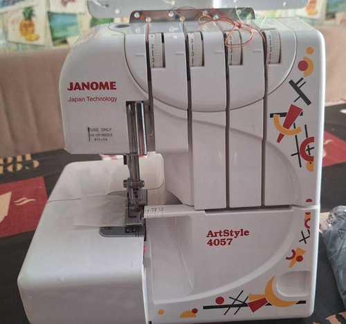 Оверлок Janome 3/4 ниточный