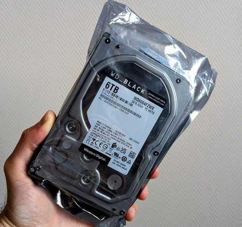 HDD накопитель WD Black 3.5" 6Tb