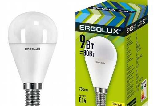 Электрическая светодиодная лампа Ergolux LED-G45-9