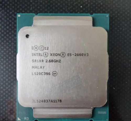 Процессор Xeon E5 2660V3 на сокет LGA 2011-3