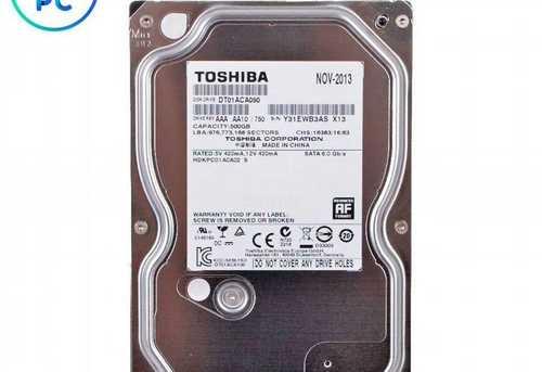 Жесткий диск 3.5" HDD 500gb Toshiba DT01ACA050 Б.У