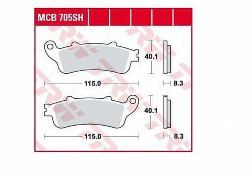 Тормозные колодки зад TRW CBR1100XX MCB705SH